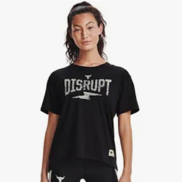 Under Armour | Tops | Underarmour Project Rock Disrupt Tshirt | Poshmark